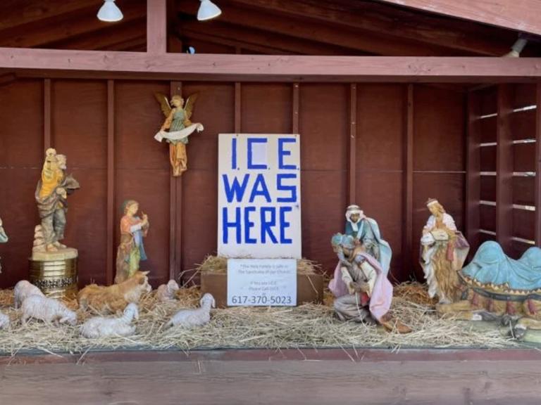 Empty Manger Sparks Outrage as Massachusetts Church Uses Nativity to ...