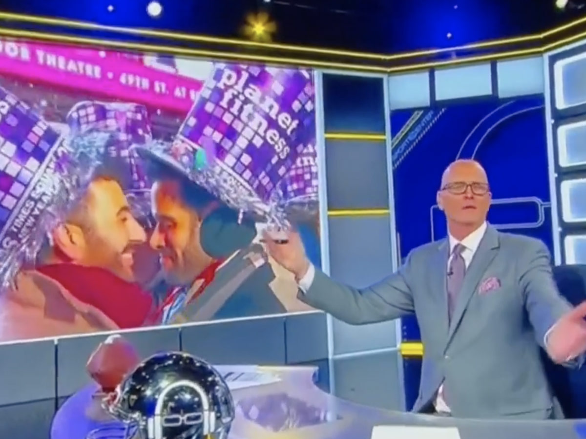 ESPN's Scott Van Pelt Appeared Shocked by Gay Kiss During New Year’s ...