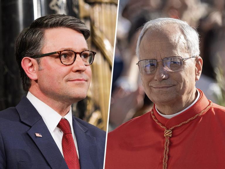 Mike Johnson Says 'Borders Are Biblical' as He Pushes Back on Pope Leo ...