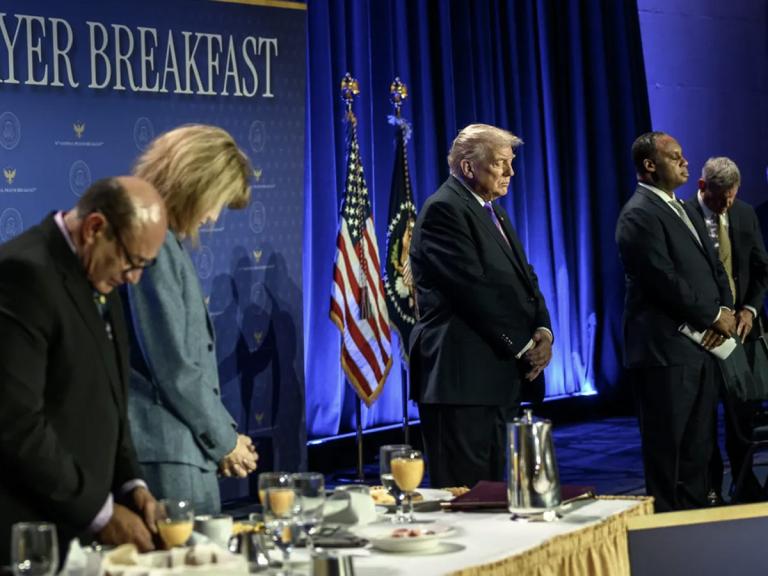 President Trump Offers Harsh Criticisms at National Prayer Breakfast