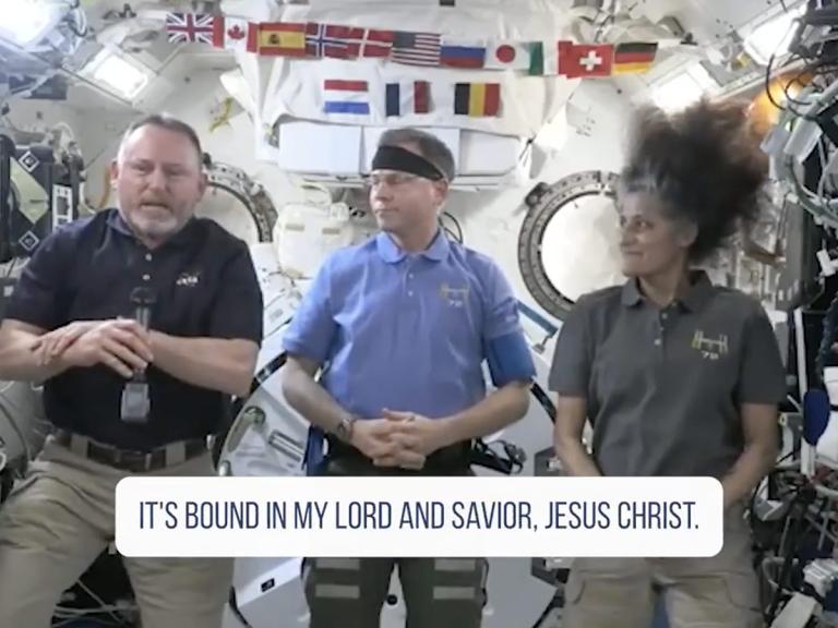 Rescued Astronaut Praises God, Shares the Gospel