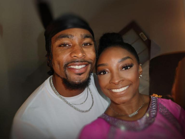 Simone Biles Wishes Husband a Happy Birthday From the Paris Olympics