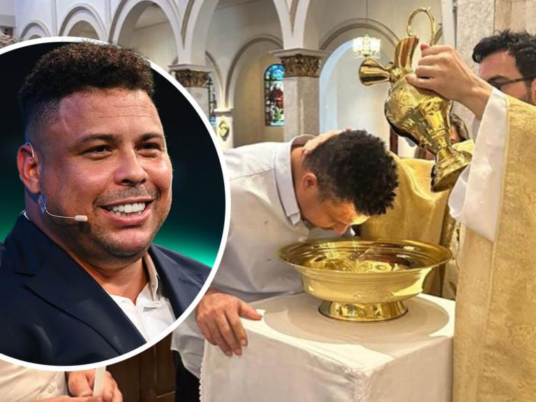 Soccer Superstar Ronaldo Cements His Faith by Getting Baptized