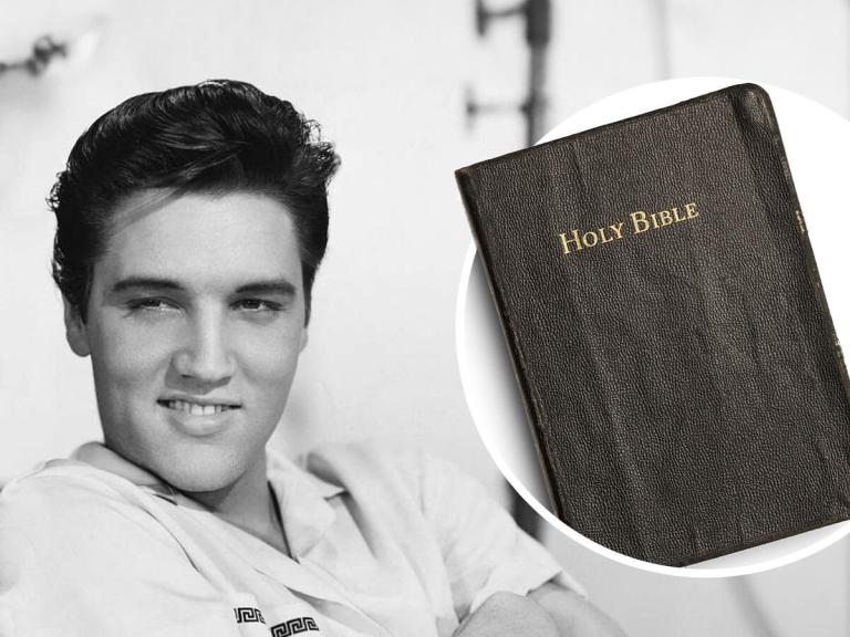 Elvis Presley's Graceland Bible up for Auction