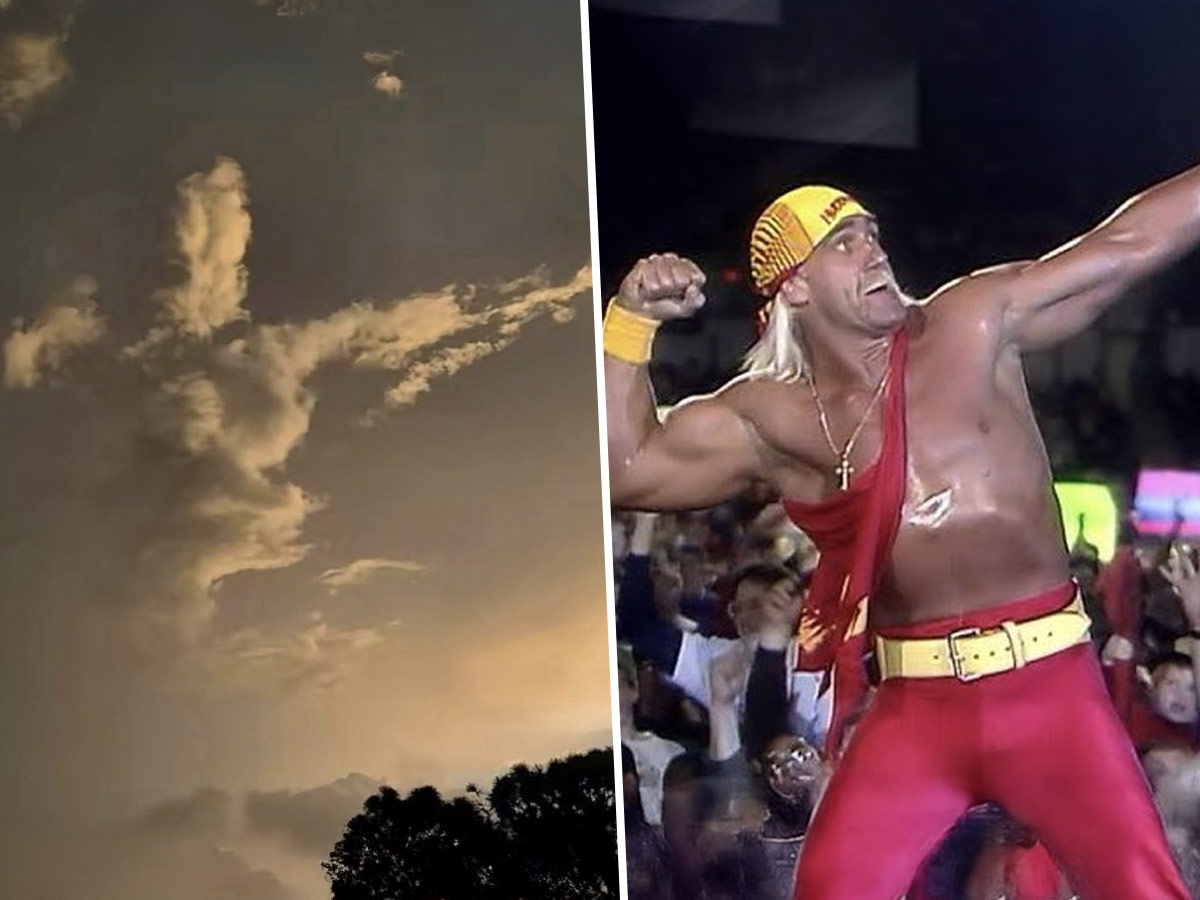 Fans Spot 'Heavenly Sign' in Clouds at Hulk Hogan's Funeral