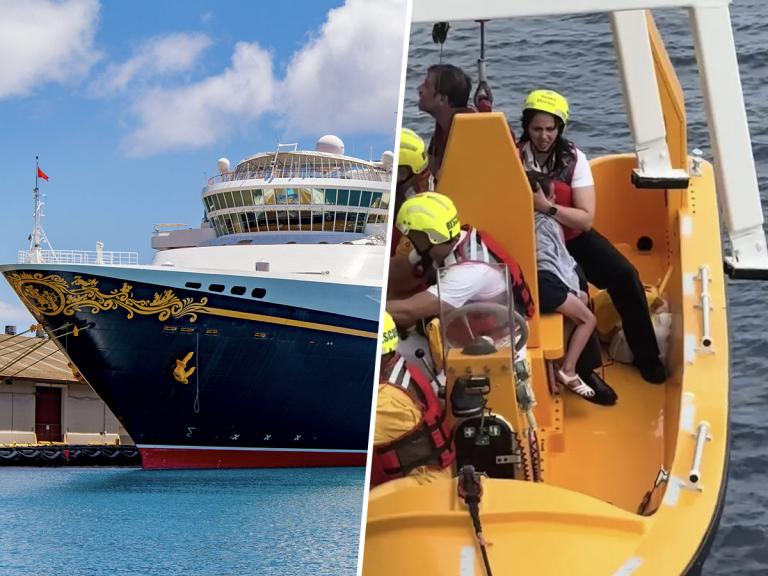 Hero Dad Leaps into Ocean to Save Daughter After She Falls From Disney ...